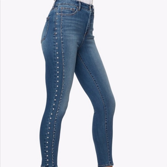 Social Standard | Jeans | Social Standard High Rise Skinny Ankle Gem ...